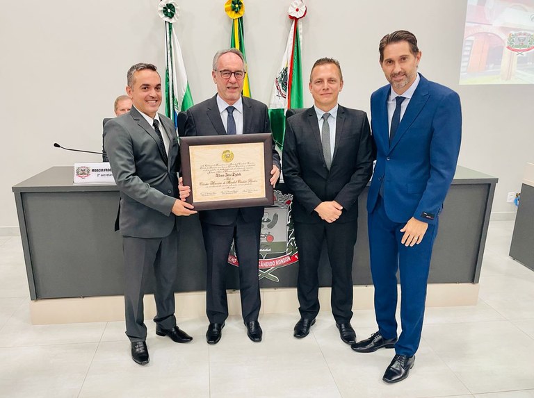 Elias Zydek é homenageado com título de “Cidadão Honorário” de Marechal ...